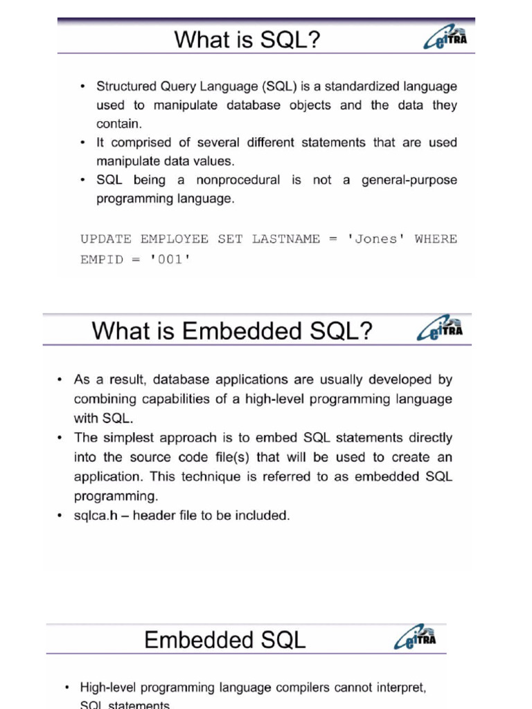 Embedded Sqi | PDF