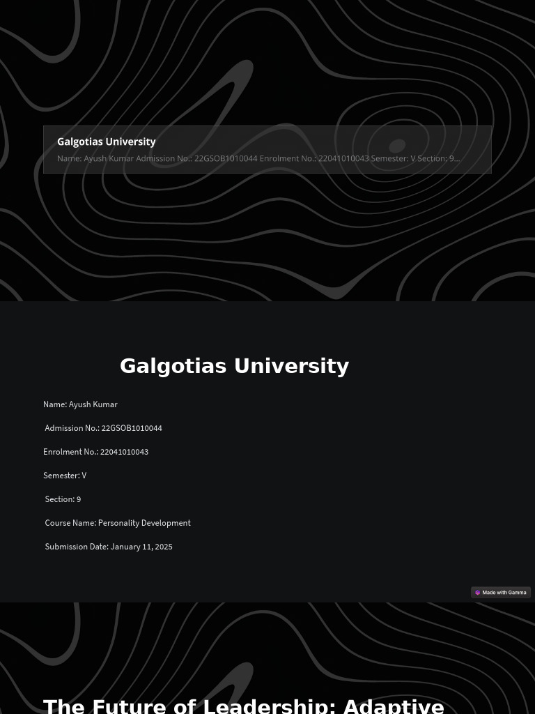 Galgotias-University (2) | PDF | Leadership | Innovation