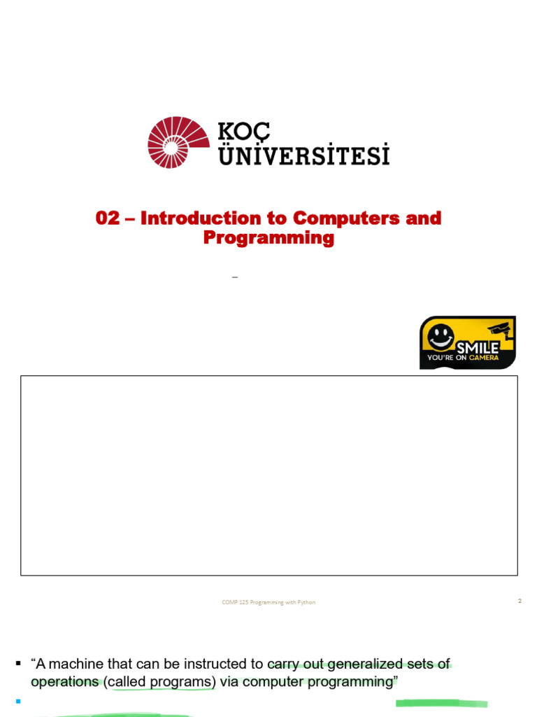 02 - Intro to Computers and Programming | PDF | Computer Data Storage | Byte