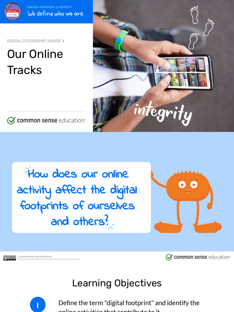 Grade 4 - Our Online Tracks - Lesson Slides | PDF | Human Communication