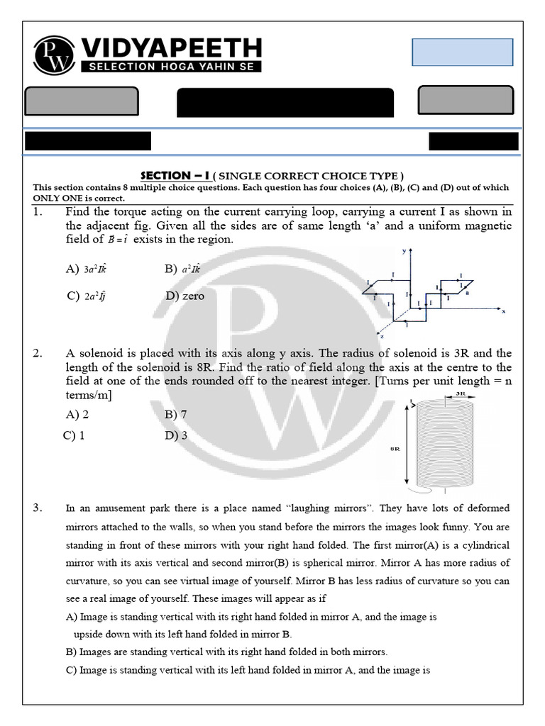 Adv Phy Countdown Papers | PDF | Electronvolt | Electron