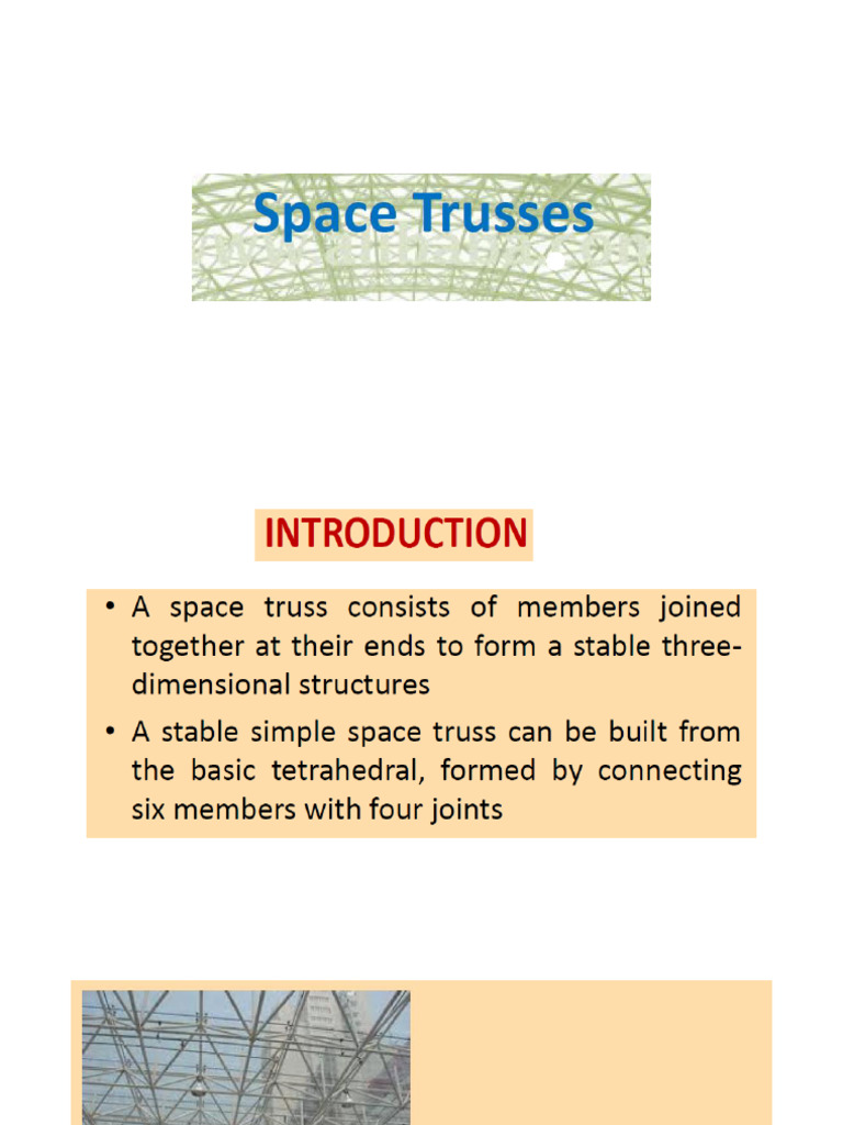 Space Truss | PDF