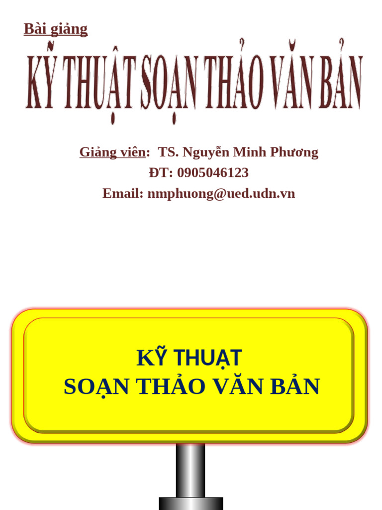 Van Ban Hanh Chinh - Chuong 7 - Ky Thuat | PDF