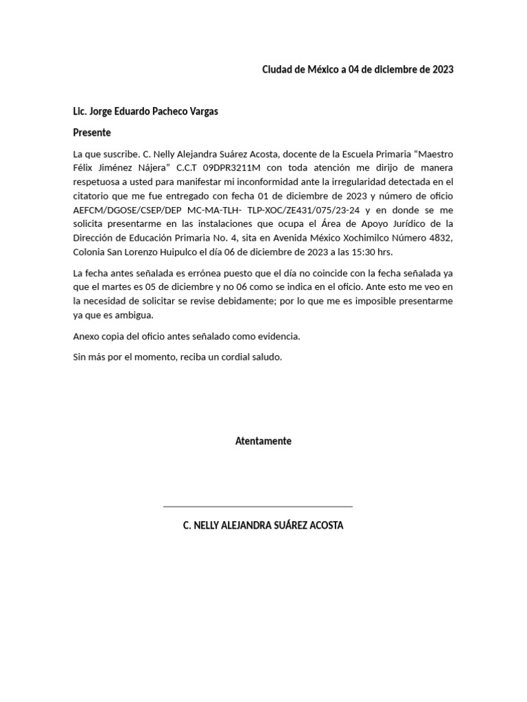 Oficio 1 | PDF