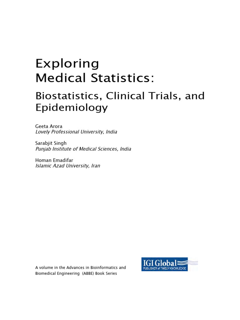 Exploring Medical Statistics Biostatistics, Clinical Trials, and ...