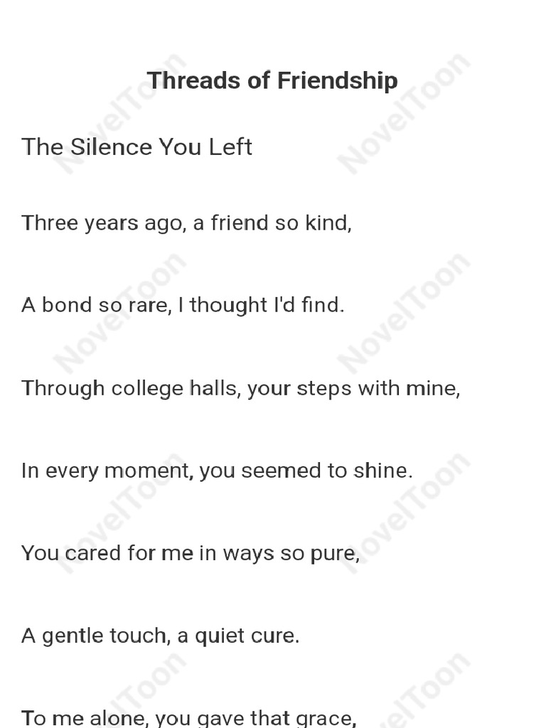 Threads of Friendship | PDF