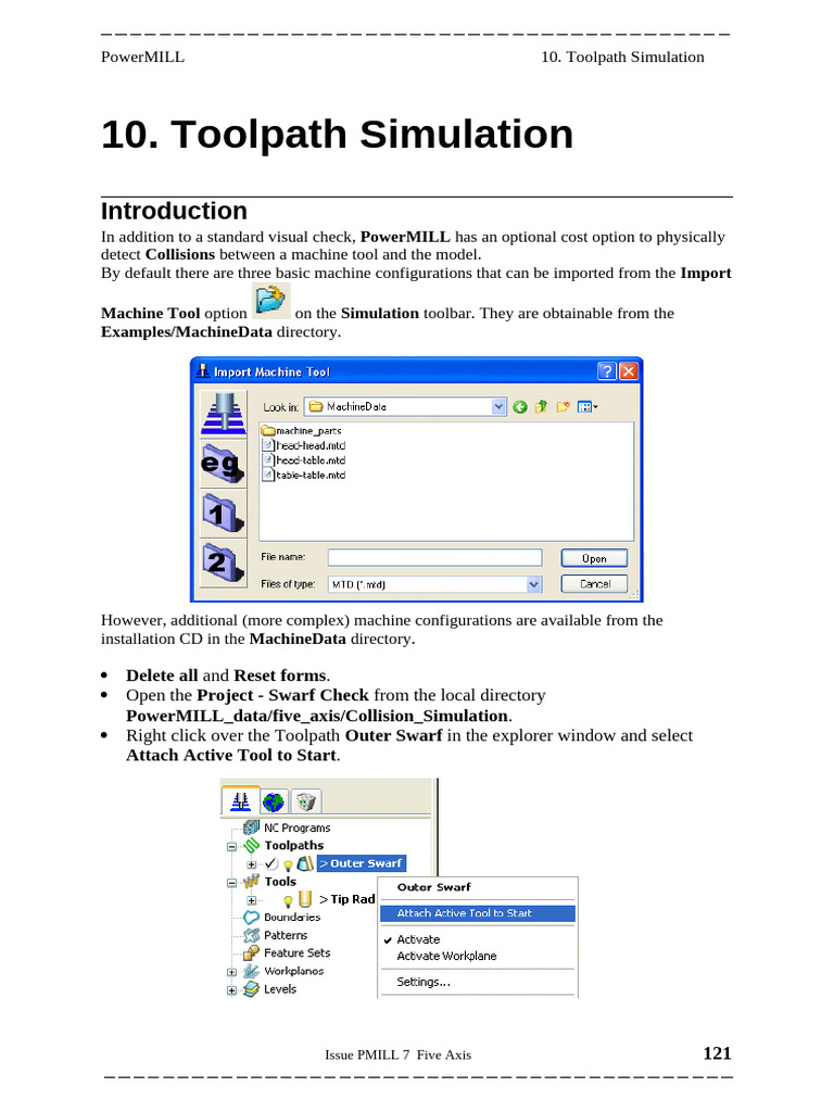 v710 ToolpathSimulation | PDF | Machine Tool | Simulation
