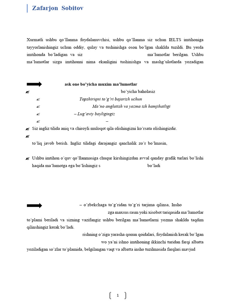 Ielts - Writing Task One | PDF