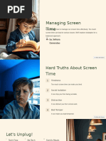 Screen Time Questionnaire | PDF | Workweek And Weekend | Computing
