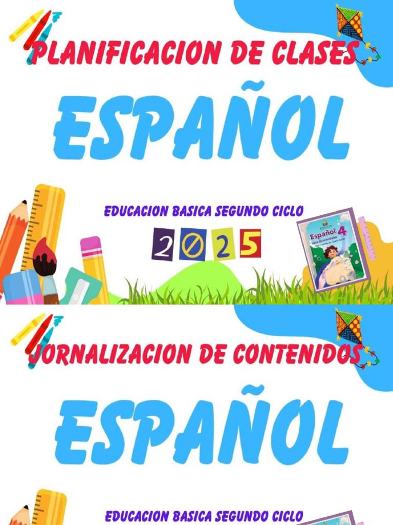 Planificacion Español Cuarto Grado | PDF | Narración | Cuentos