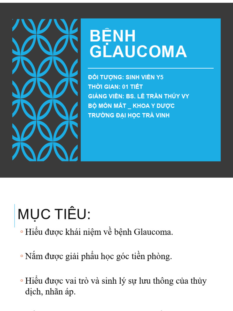 8.bệnh Glaucoma | PDF