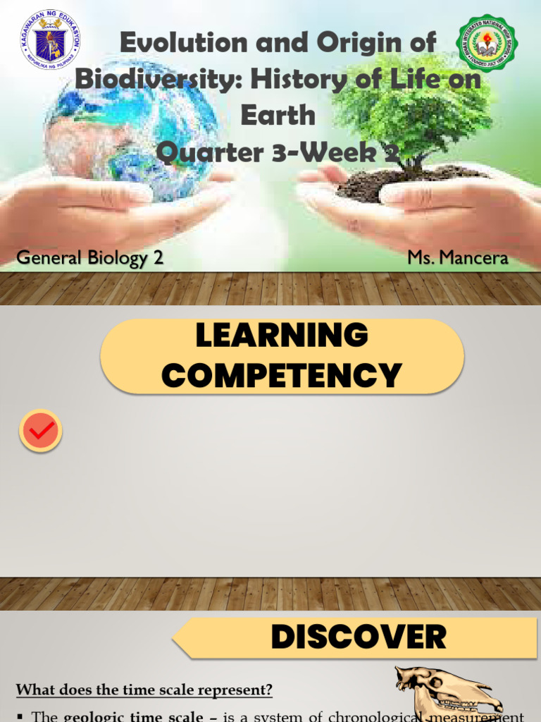 Quarter 3 Week 2 Evolution and Origin of Biodiversity | PDF | Geologic ...