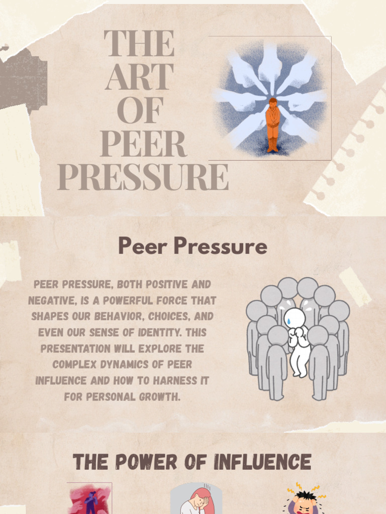 The Art of Peer Pressure | PDF | Mindset | Psychology