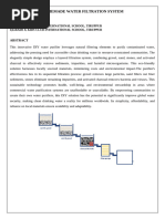 Water Purification Project Final | PDF | Filtration | Water Purification
