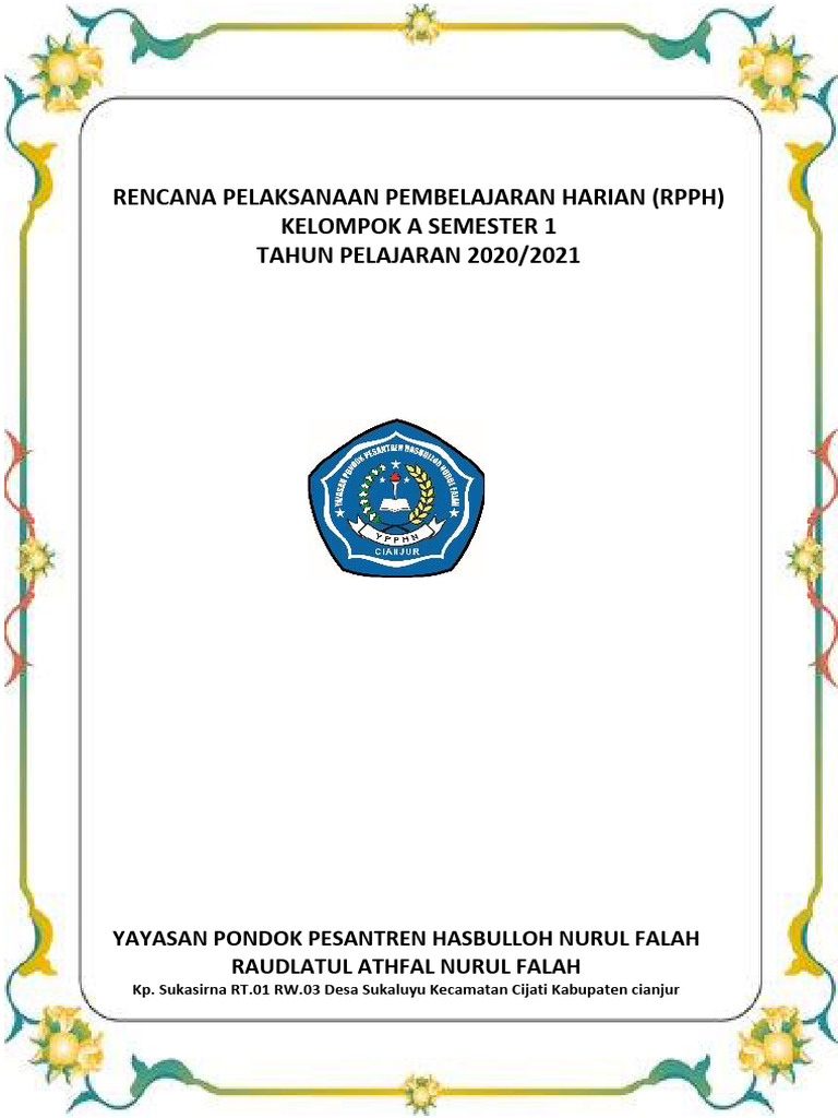 Cover RPPH SMT 1 2020-2021 | PDF