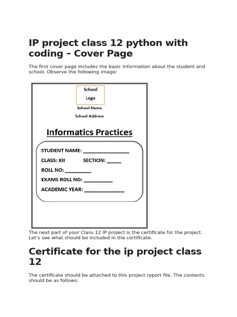 Project Guidelines | PDF