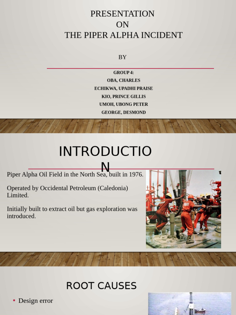 Root Causes of the Piper Alpha Disaster | PDF