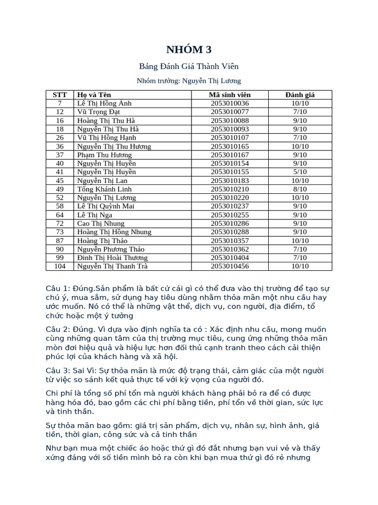 Bai Tap Nhom 3 de tl3 | PDF