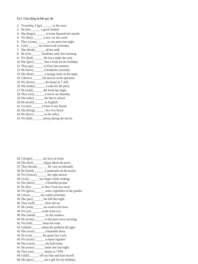 Bai Tap Ve Thi Va Cau Dieu Kien | PDF