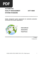 IATF 16949:2016 Clauses Overview | PDF | Iso 9000 | Quality (Business)