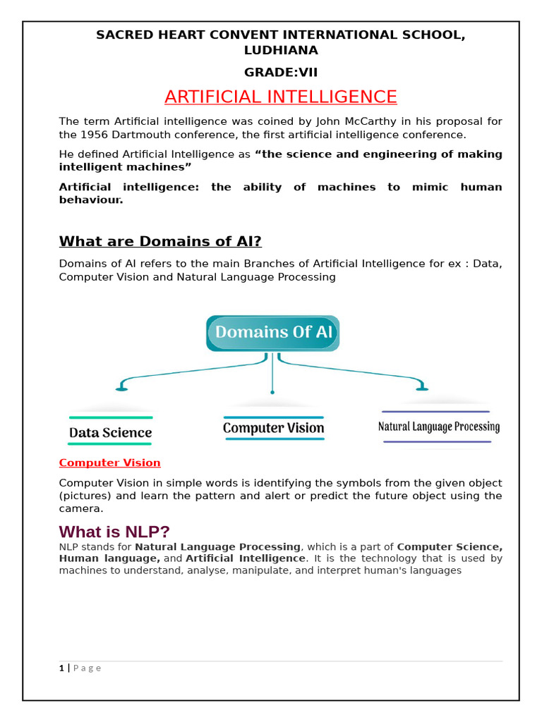 Artificial Intelligence NOTES | PDF | Artificial Intelligence ...