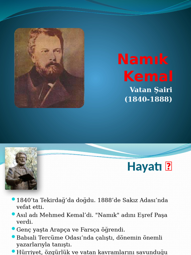 Namık Kemal | PDF