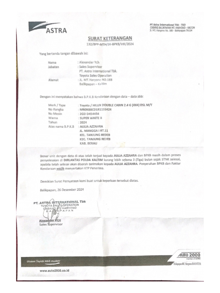 8837989132964300406PT Astra International TBK - TSO | PDF