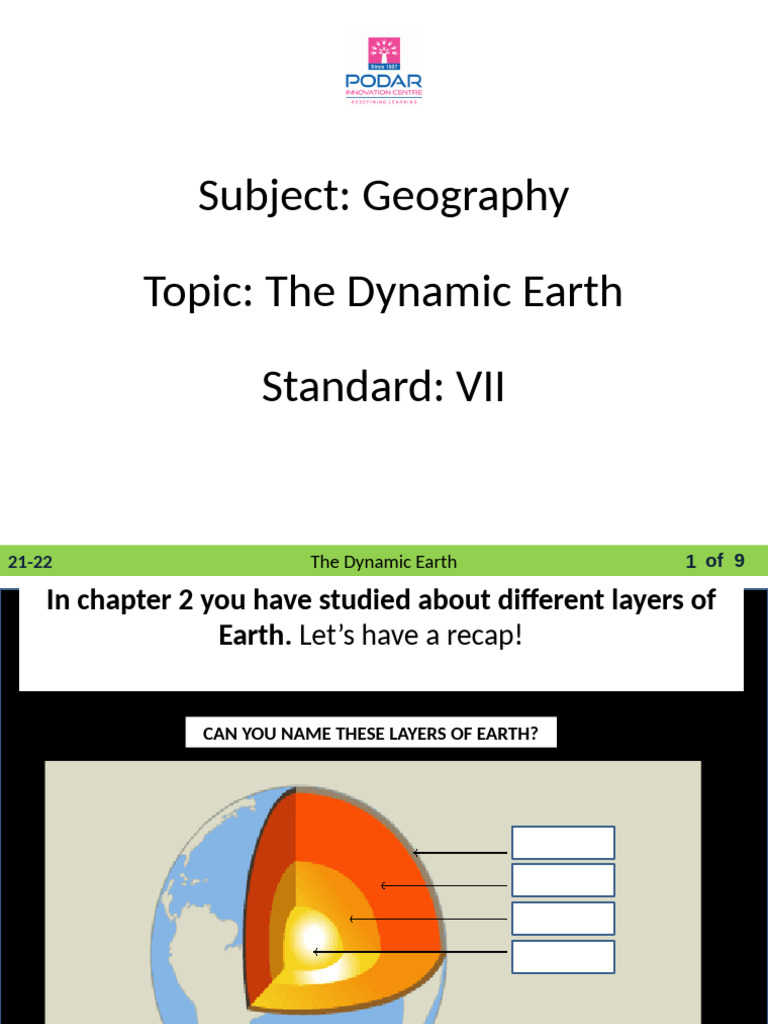 PPT2 - VII - Plate Tectonics | PDF | Plate Tectonics | Earth Sciences