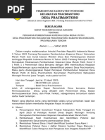 24 Format Berita Acara Musdes Pembahasan, Penetapan Dan Pengesahan RKP Desa | PDF