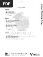 O Level Pakistan Studies 2059 Past Paper | PDF