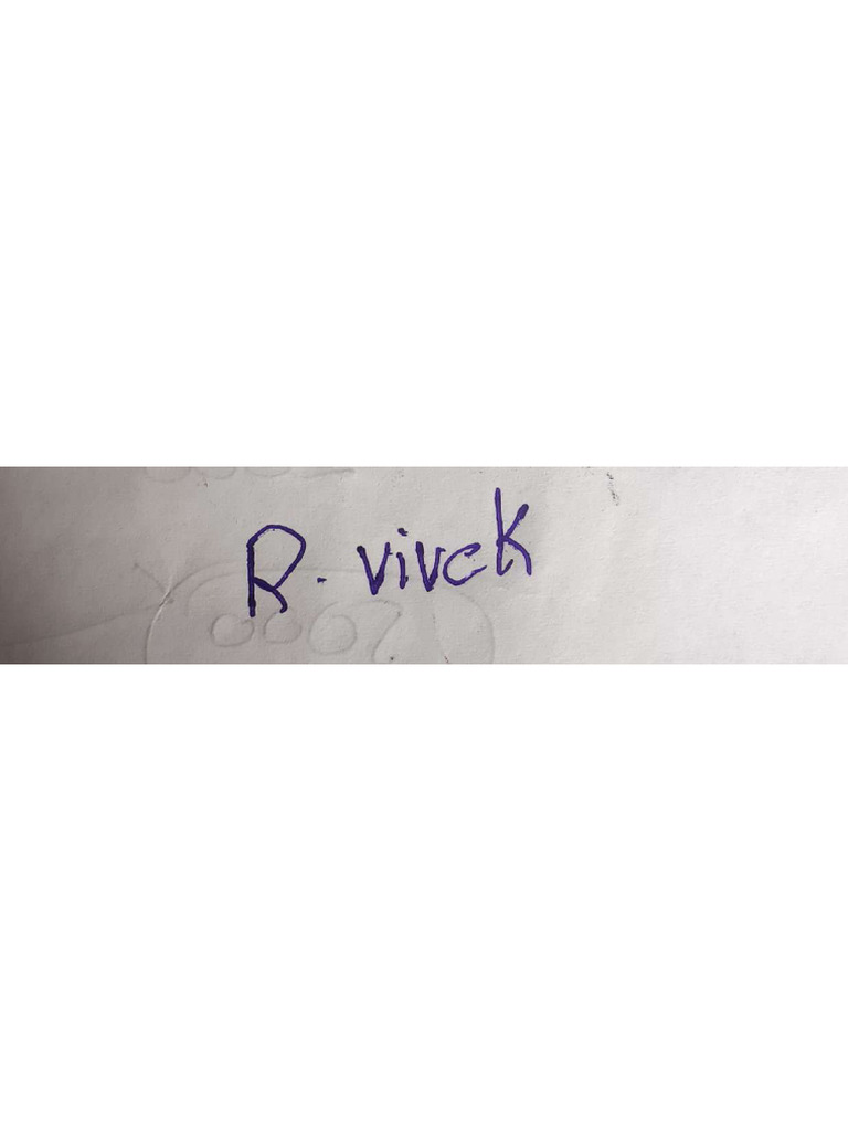 Vivek Manually Sign | PDF