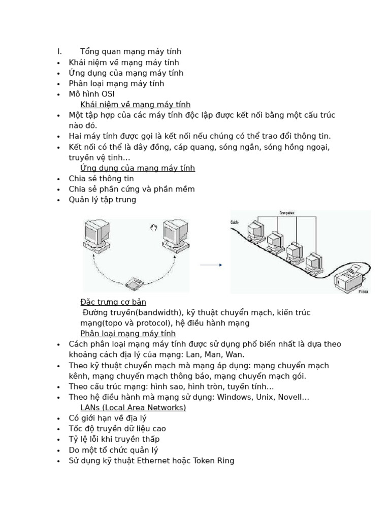 T NG Quan M NG Máy Tính | PDF