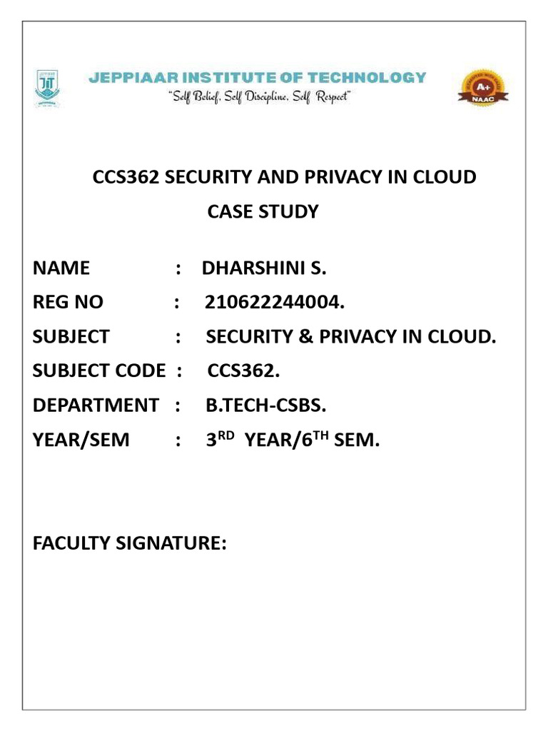 SPC Case Study | PDF | Security | Computer Security