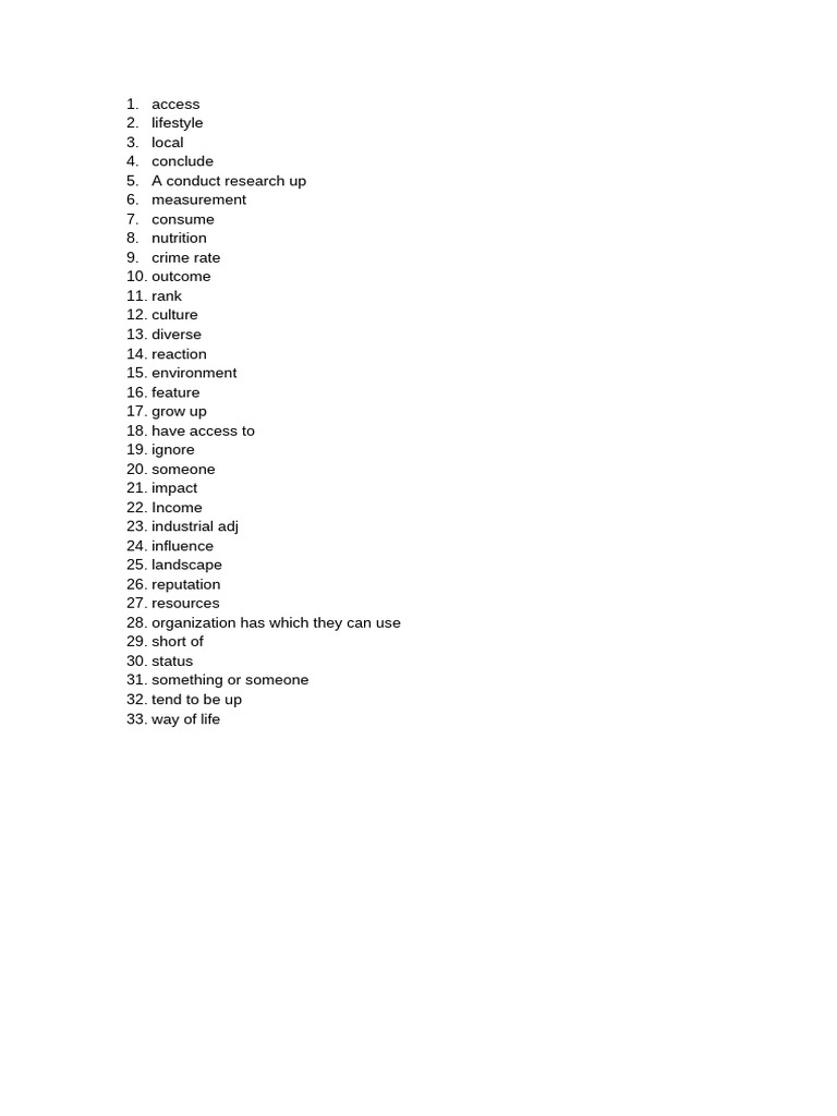 Vocab Unit 1 Complete 4-5 | PDF