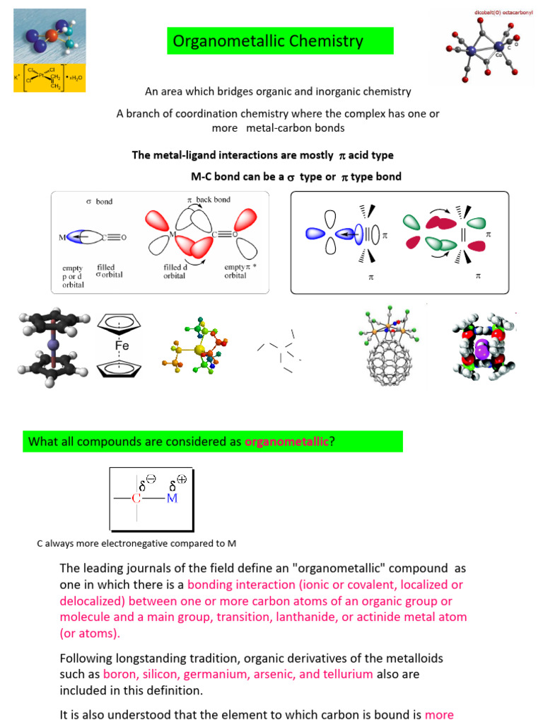 Inorg Lec 7 - 04-March-2025 | PDF | Organometallic Chemistry | Coordination Complex