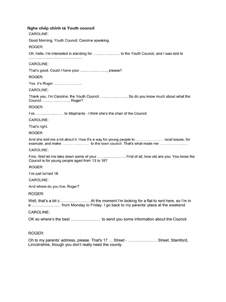 Listening Dictation | PDF