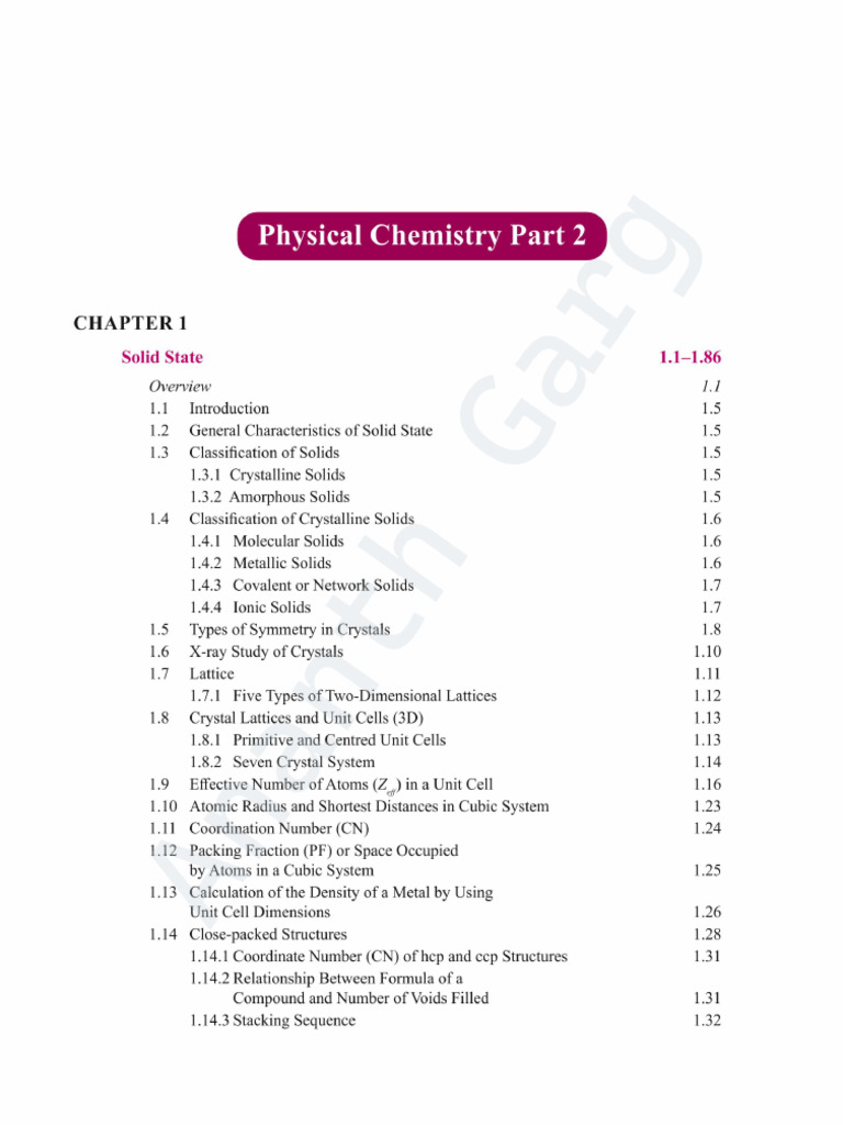 1. Solid State Chapter | PDF