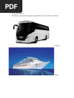 Class 3 Transport Worksheet | PDF