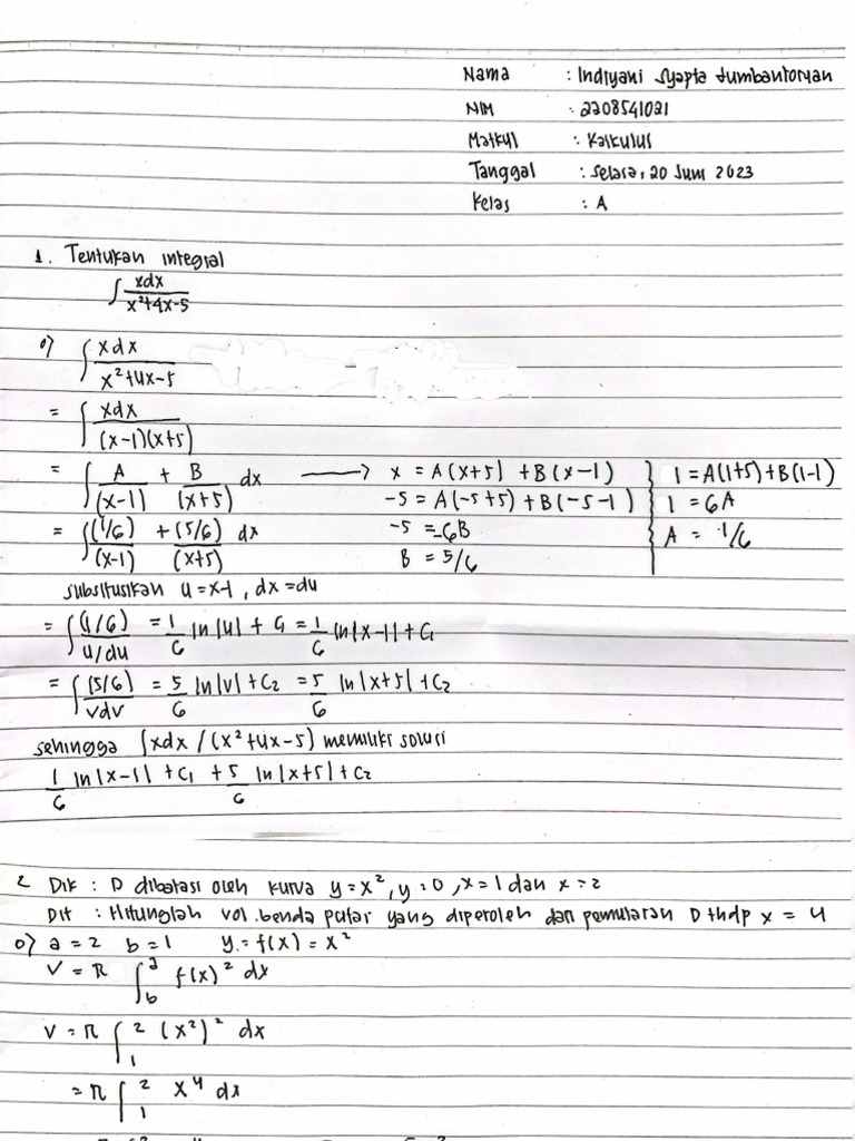 Kuis 3 Kalkulus | PDF