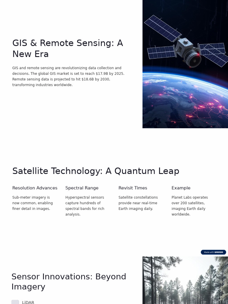 GIS and Remote Sensing a New Era | PDF | Geographic Information System | Remote Sensing
