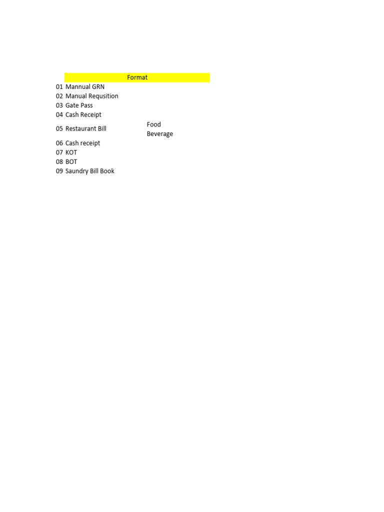 Bill Format | PDF