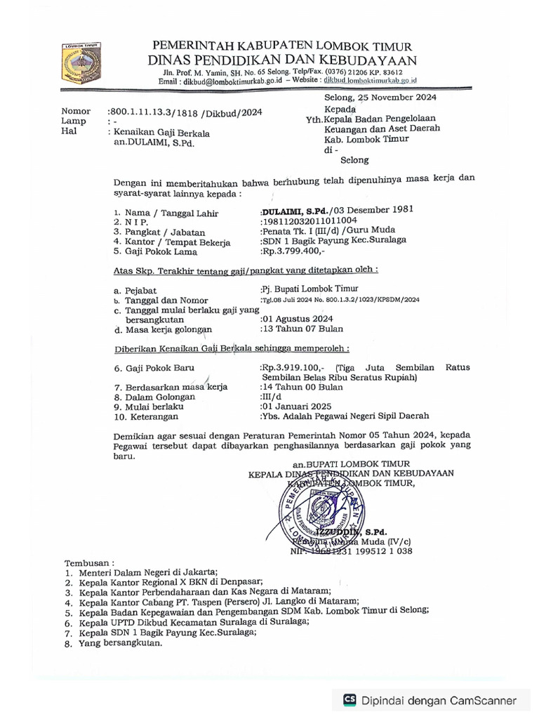 4. sk. berkala 2025 saya | PDF