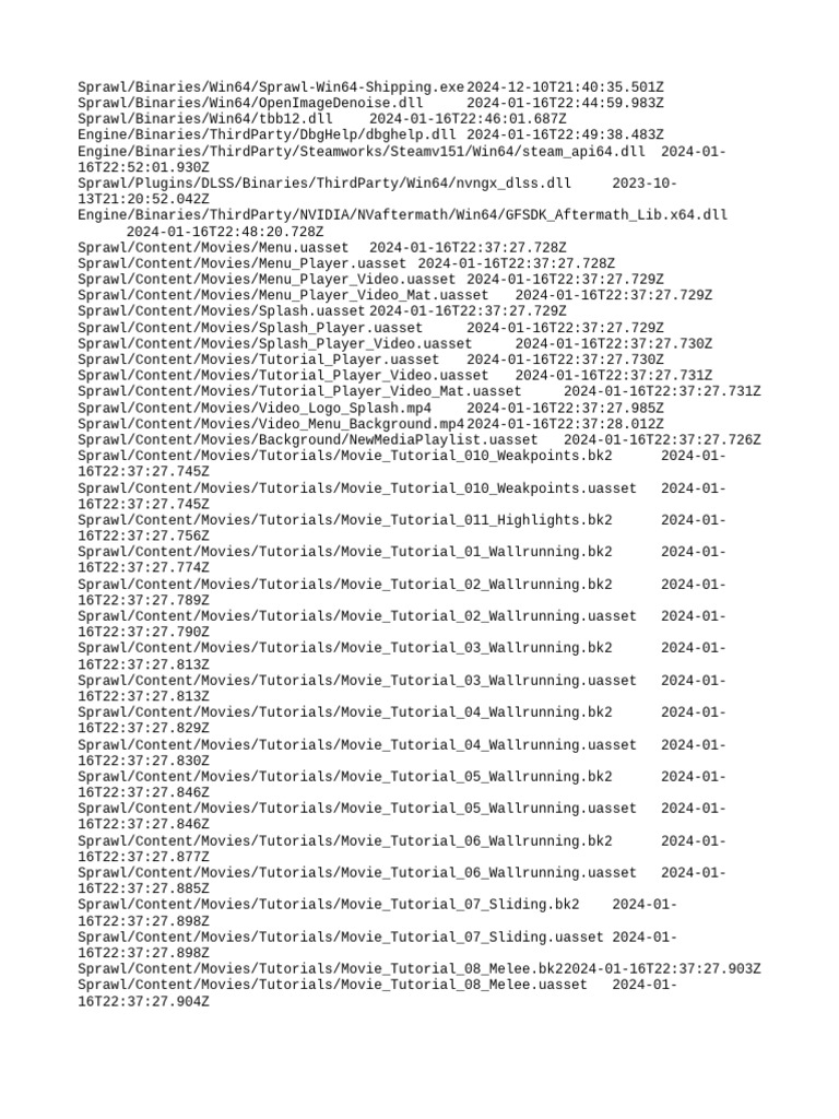 Manifest_NonUFSFiles_Win64 | PDF | Computing Platforms | Computer Programming