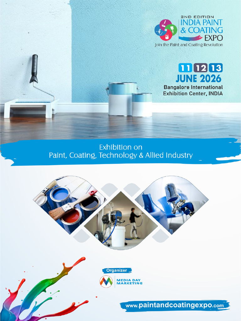 2nd Edition India Paint & Coating Expo Catalogue With Sponsorship | PDF