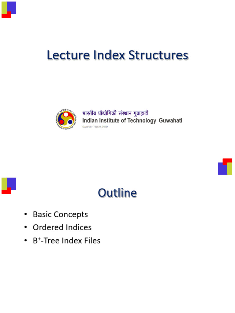 Lecture Index Structures | PDF | Database Index | Computer Data