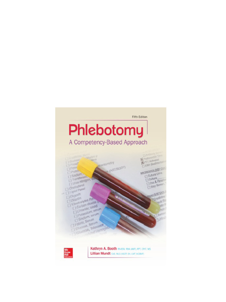 Phlebotomy: A Competency-Based Approach 5th Edition Kathryn A. Booth ...