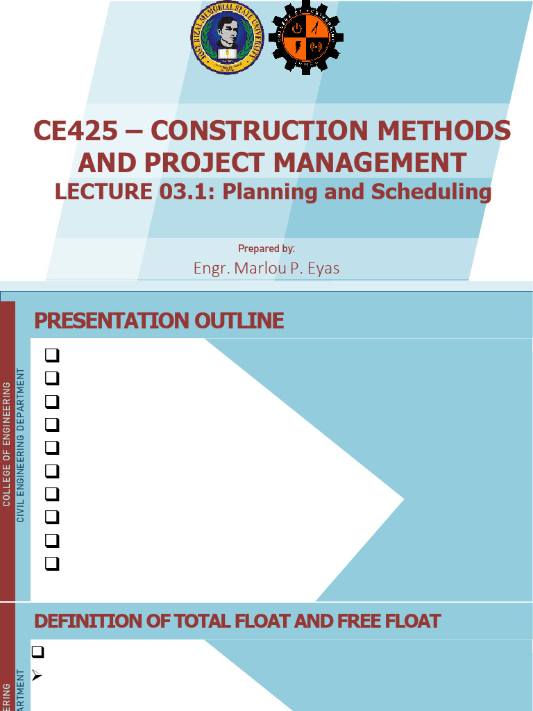 Lec3.1 Construction Methods and Project Management | PDF