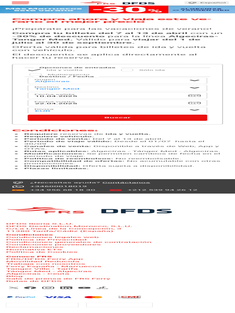 Verano Con 30 FRS Ferry | PDF