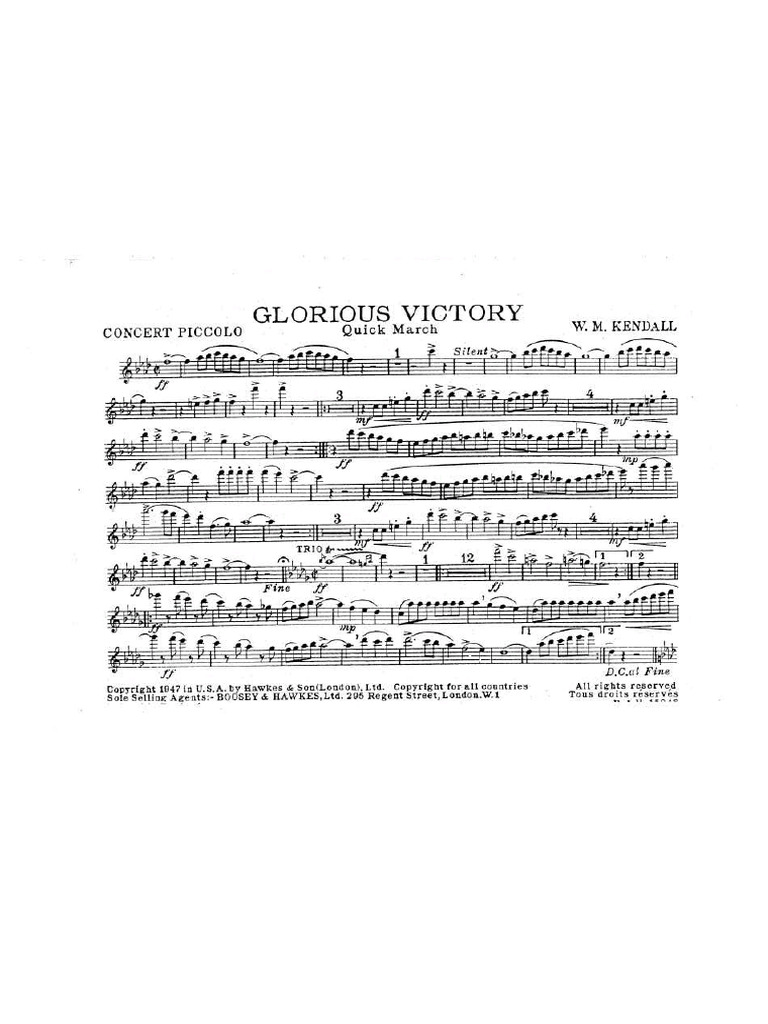 Glorious Victory March | PDF