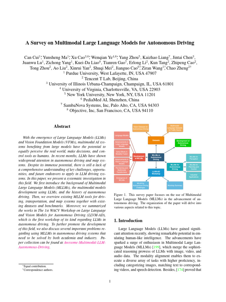 A Survey On Multimodal Large Language Models For Autonomous Driving ...